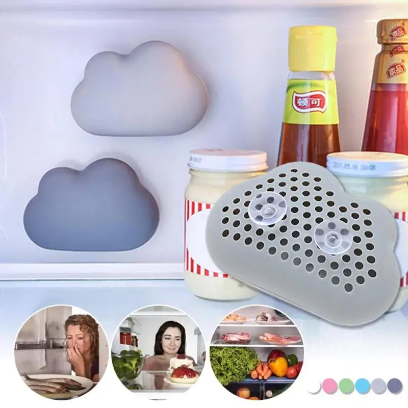 Fridge Refrigerator Air Fresh Box Cloud Hollow Case Deodorizer Absorber ...