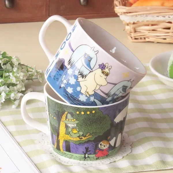 Cartoon Hippo Moomin Ceramic Water Cup Lovely Fairy Mumin Mink Coffee ...