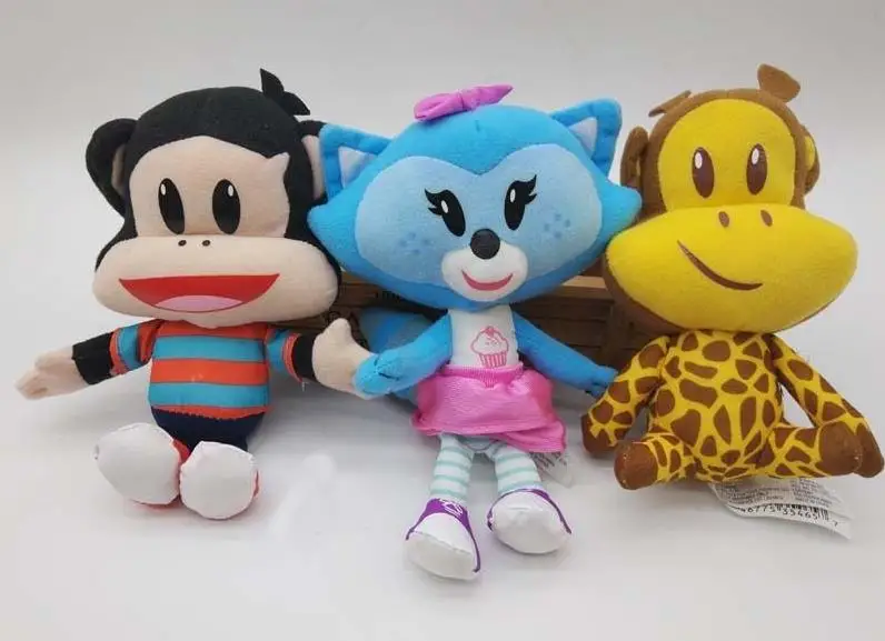 3PCS Julius Jr. Plush Buddies LOT Sheree Julius Jr and Clancy NWT!-in ...