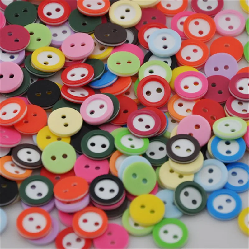 100pcs Plastic Buttons Sewing/Appliques/Baby's Crafts Lots PT96-in ...