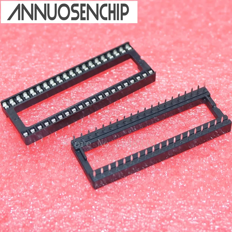 50PCS 40 PIN 40PIN DIL DIP Socket PCB Mount Contor NEW GOOD QUALITY|pin ...