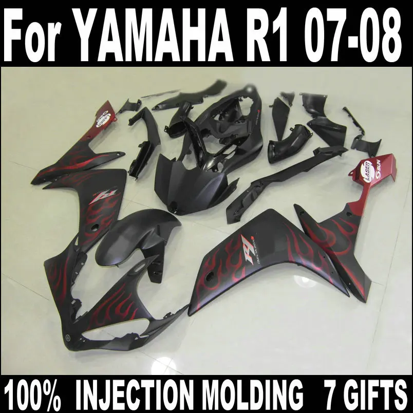 Aftermarket Body Parts Fairings For Yamaha Injection Molding R1 2007 ...