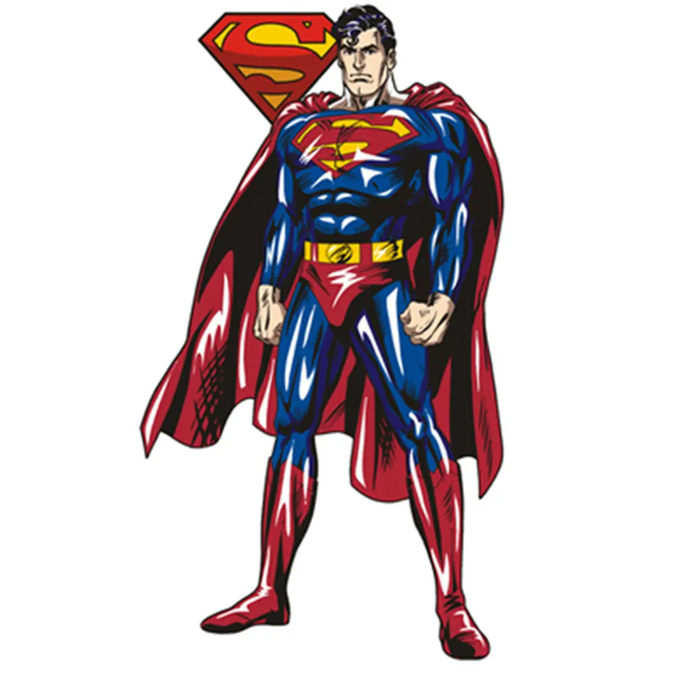 2017 SUPERMAN STICKER MURAL Décor Autocollant Vinyle Chambre Art Bande ...