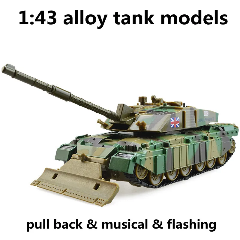 1-43-alloy-tank-models-high-simulation-challenger-tank-metal-diecasts ...