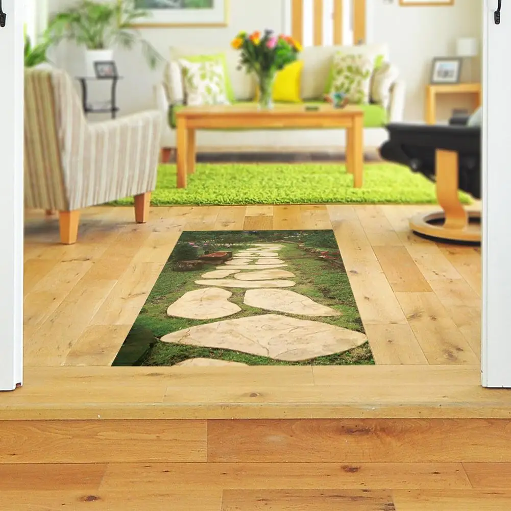 Big Stone Trail Pattern Living Room Self adhesive Stickers 3D ...