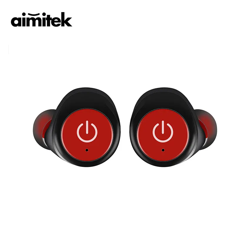 Aimitek fones de ouvido tws, mini, sem fio, estéreo, esportivo, com ...