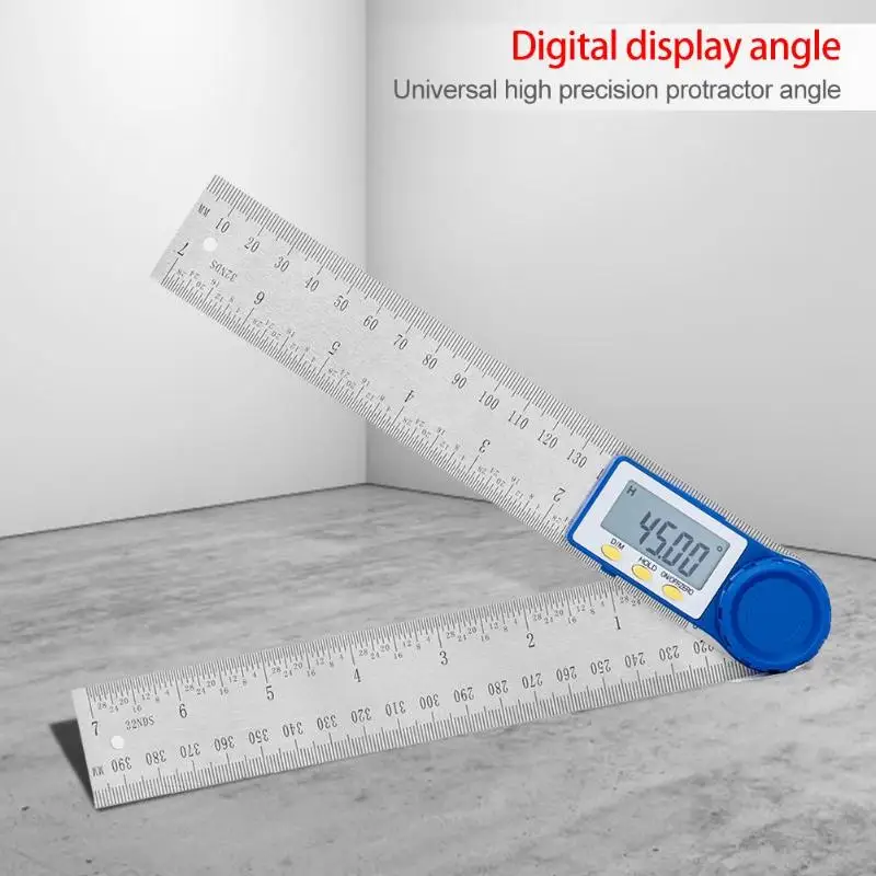 1PC 200mm Digital Protractor Inclinometer Goniometer Ruler Level ...