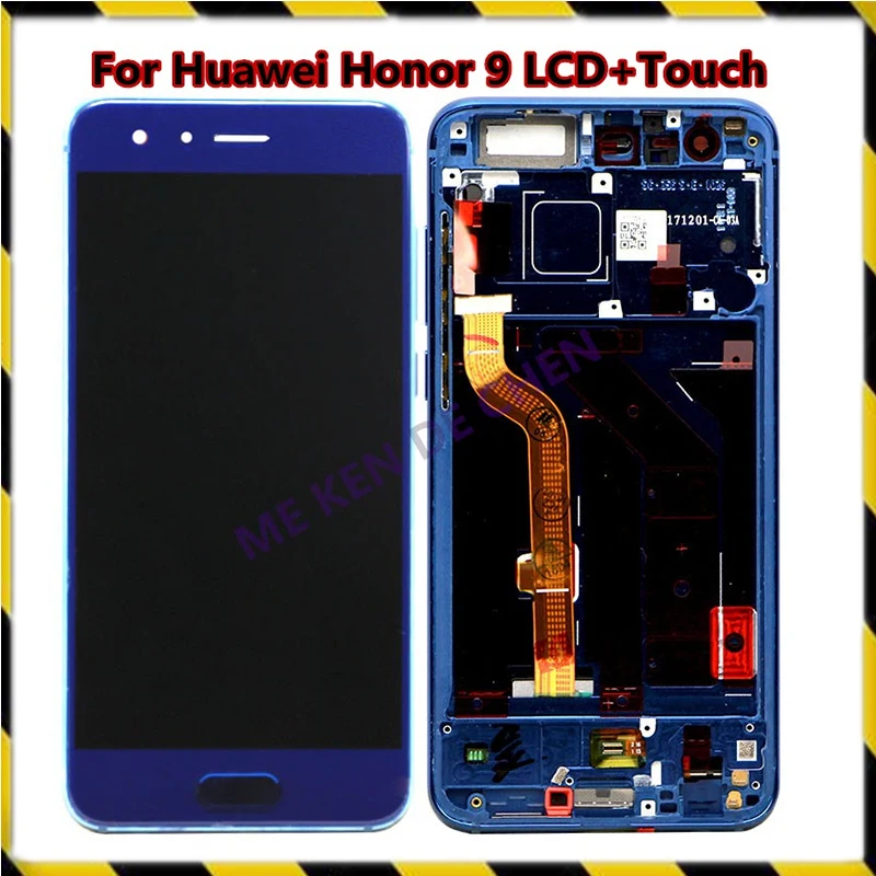 Para Huawei Honor 9 LCD Screen Display Toque Digitador Assembléia com ...