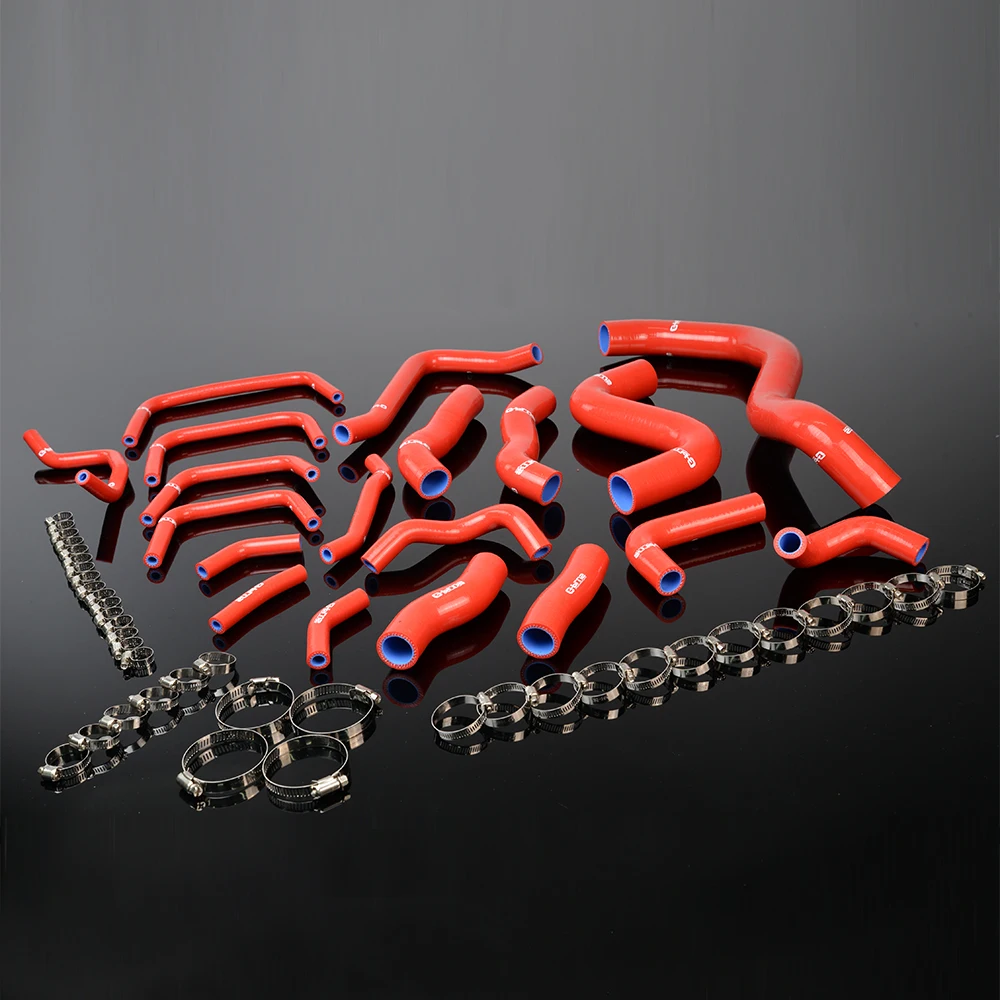 Silicone Radiator Heater Hose Kit 19PCS Fit For NISSAN SKYLINE GTR R35