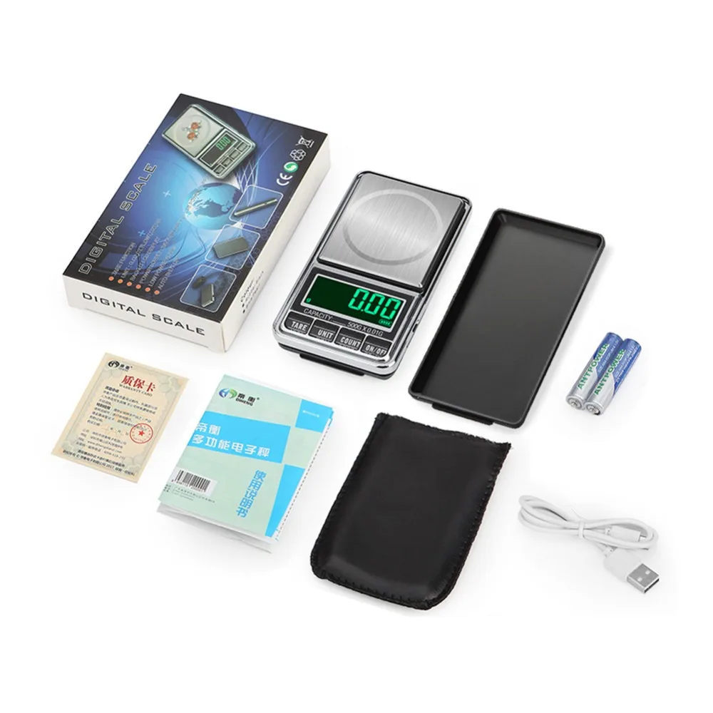 Couleur 300g-0.01g Balance à Bijoux FR ou portable, Prix USB, Affichage ...