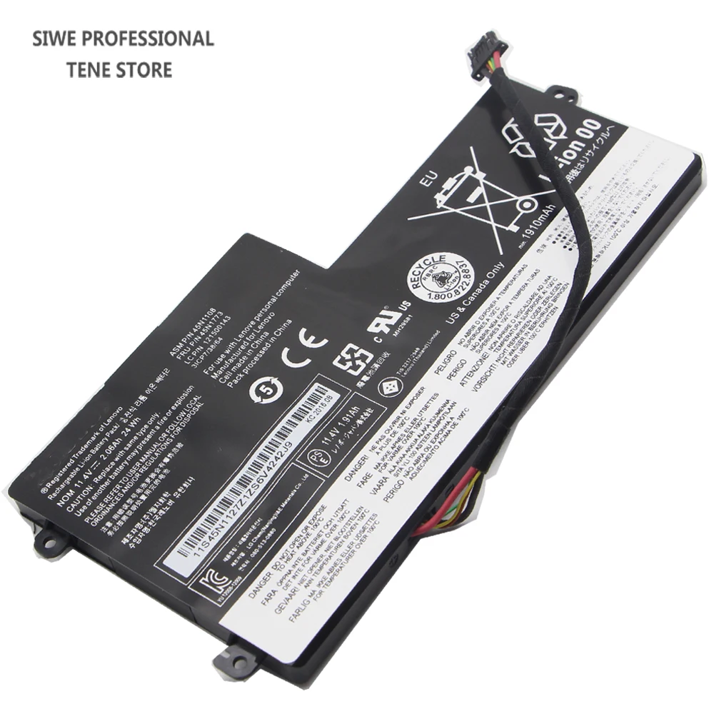 Batería interna Original para portátil, 11,1 V, 24Wh, para Lenovo ...