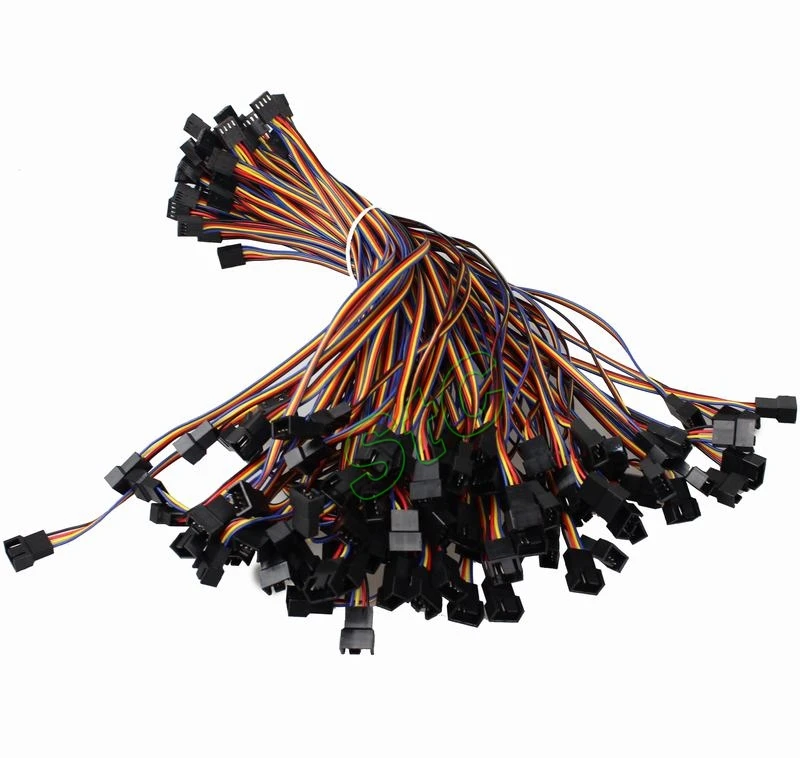 500 Pieces PC 4pin Fan 2510 4P Female to Dual 2510 4P Male Y Splitter ...