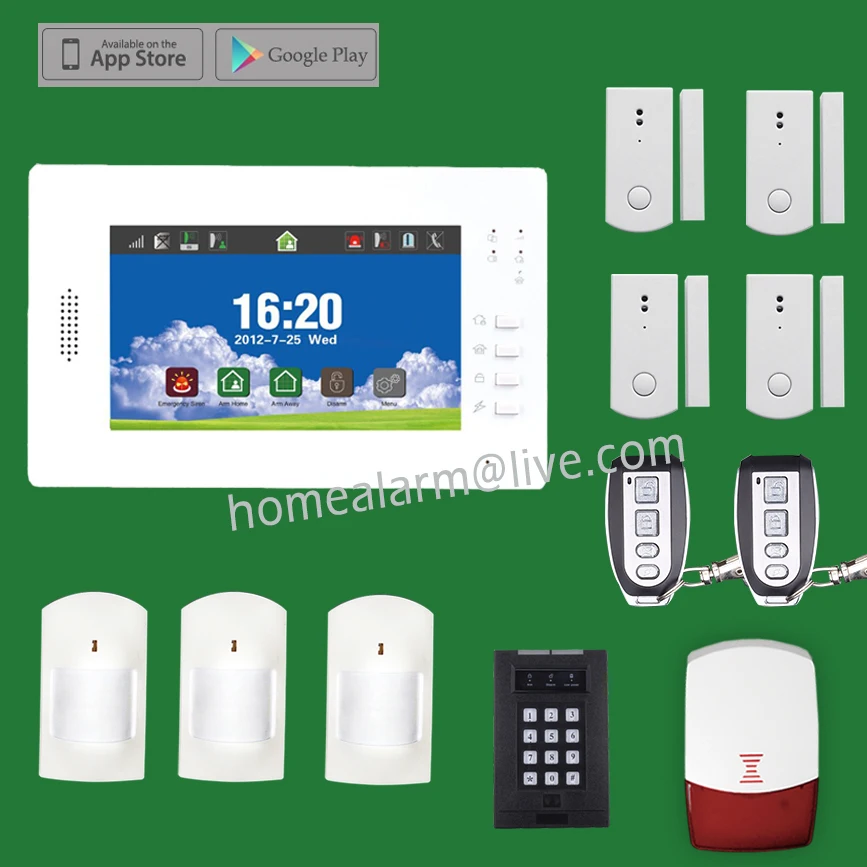 Smart-7-Inch-Touch-Screen-Color-Display-868MHz-GSM-Alarm-System ...