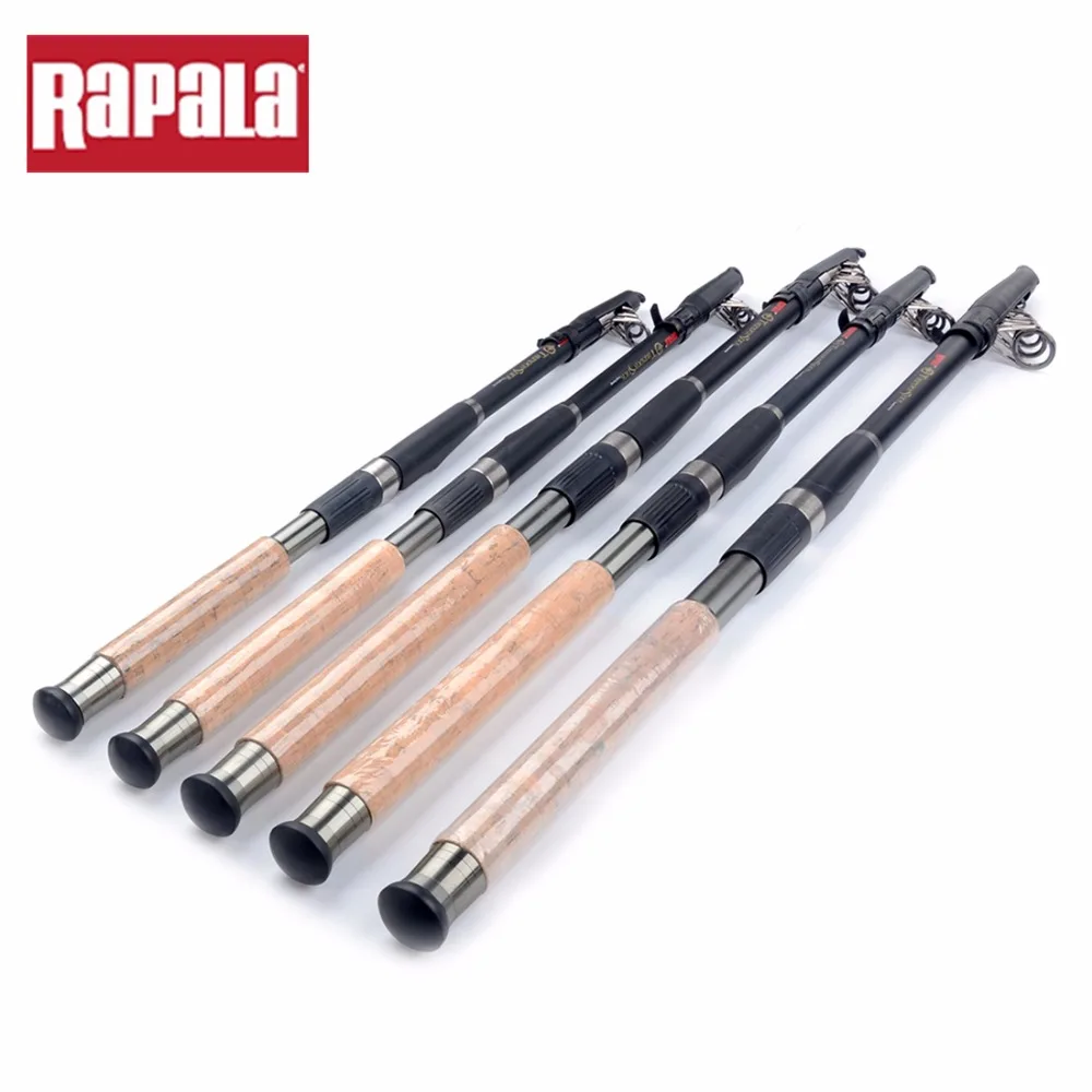 Rapala THUNDER STICK Telescopic Fishing Rod Wooden Handle Carbon ...