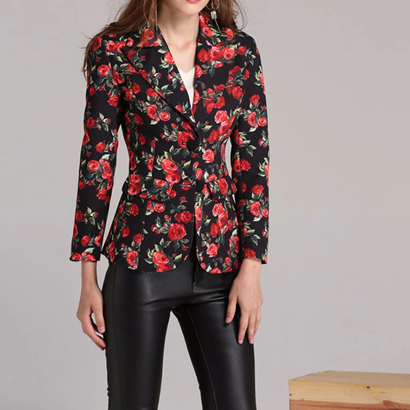 HIGH QUALITY Runway 2018 Designer Blazer Women's Long Sleeve Gorgeous ...