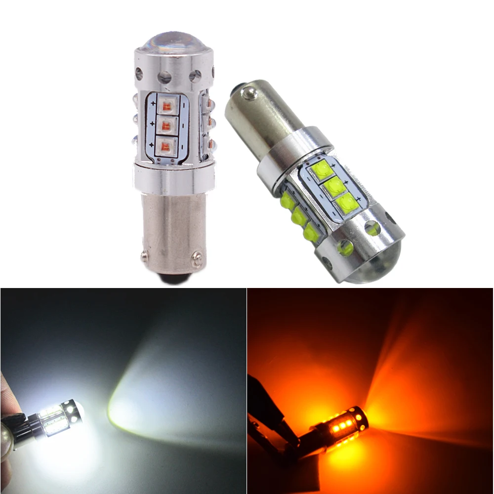 Luces de marcha atrás DRL de estacionamiento, 2 piezas, BA9S, BAX9S ...