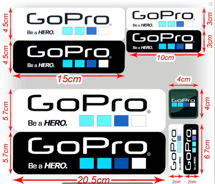 Popular Gopro Sticker-Buy Cheap Gopro Sticker lots from China Gopro ...