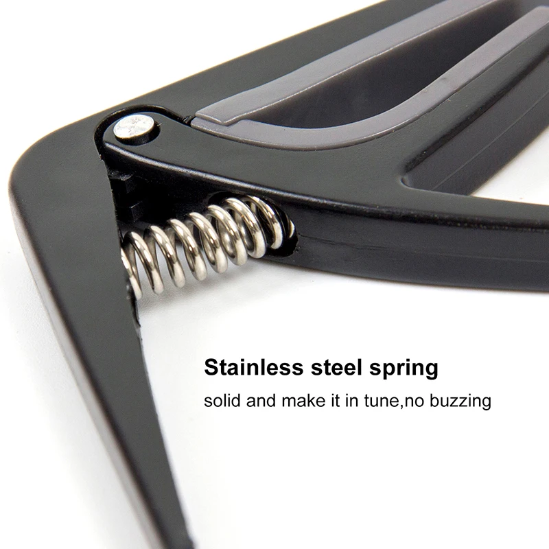 Basic Capo Kit – Plastic Spring Clamp Capo OR Metal Trigger Capo with 5 ...