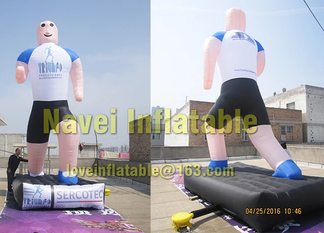 New 6m Inflatable runner man Cartoon model For Advertising incdlue a ...