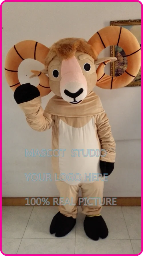 Disfraz personalizado de la mascota bighorn, disfraz de la cabra, kits ...