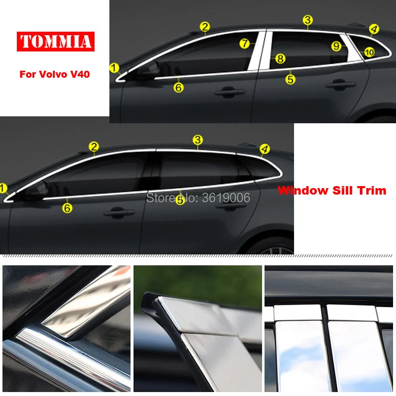 TOMMIA-moldura-de-Pilar-medio-de-ventana-completa-embellecedor-de-alf ...