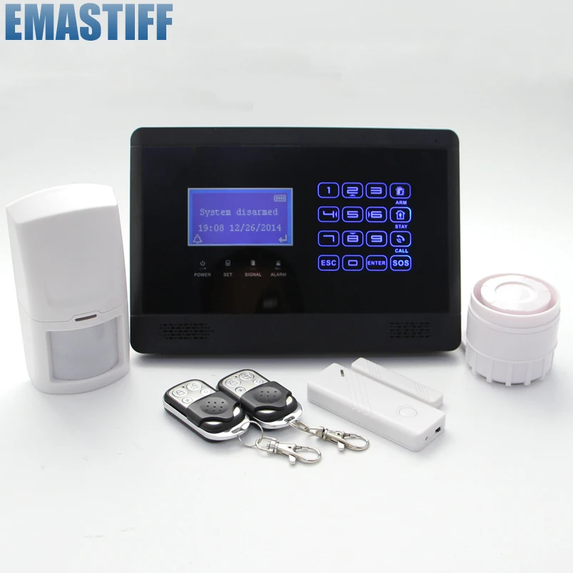 G2BX Wireless GSM SMS TEXT Touch Keypad Home House Alarm System Touch ...