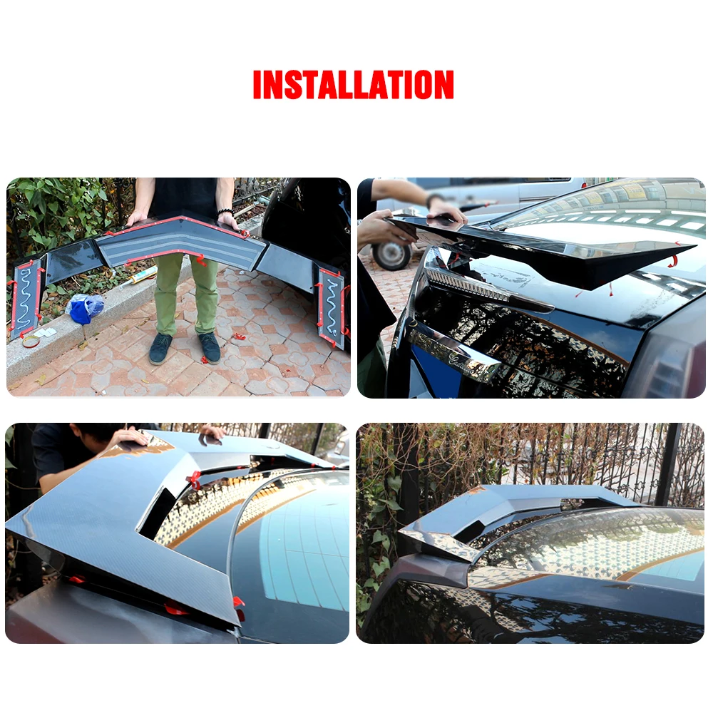 Carbon Fiber Racing Spoiler Rear Trunk Boot Wing For Cadillac CTS ...