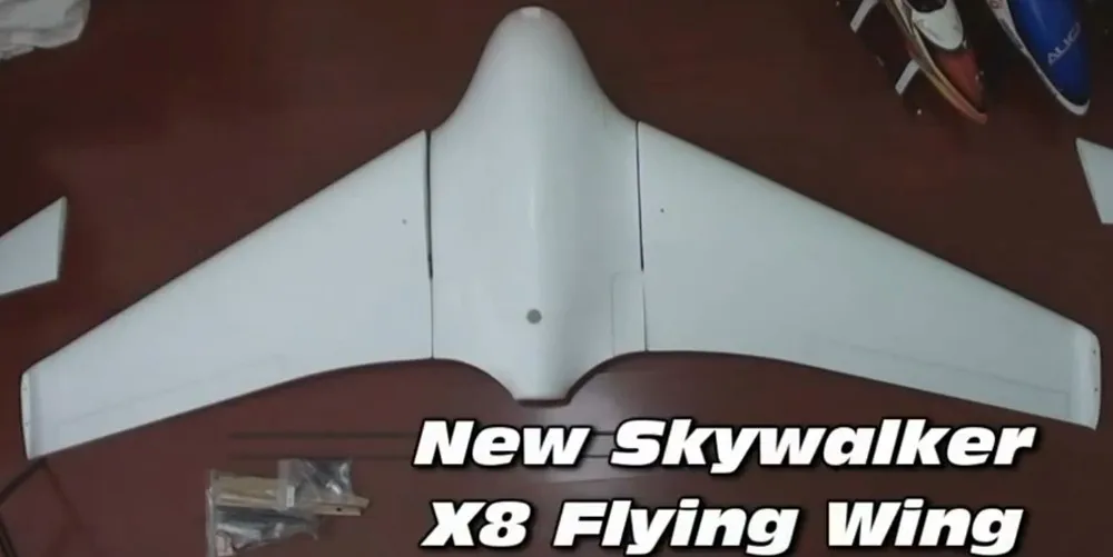 skywalker X8 flying wing EPO White Best RC UAV FPV model airplane FPV ...