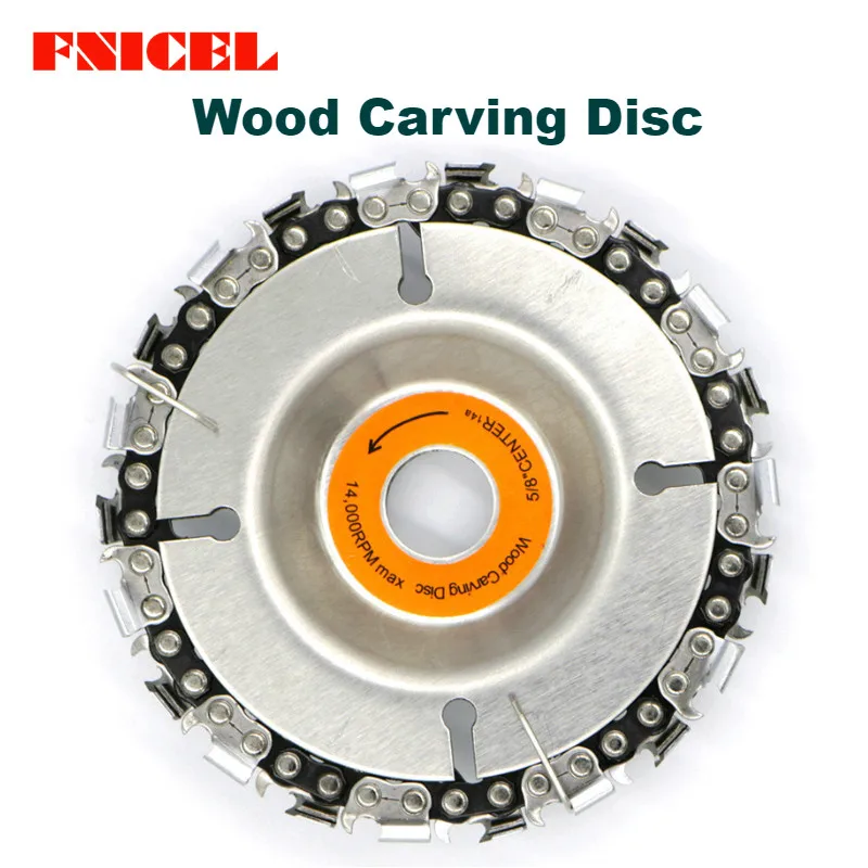 4-inch-Wood-Carving-Disc-and-Chain-22-Tooth-Grinder-Disc-Fine-Chainsaw ...