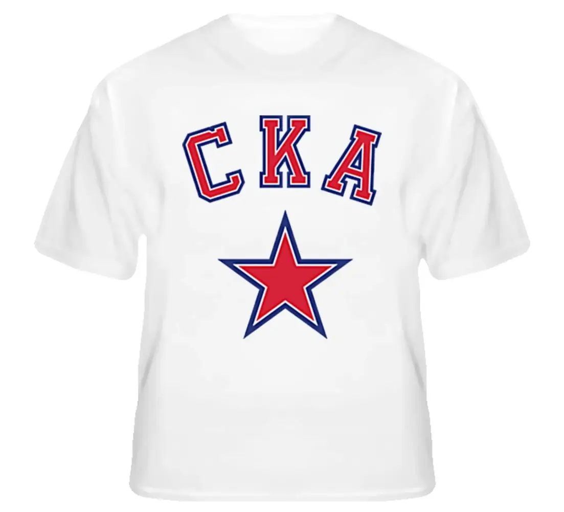 KHL CKA Russian Hockey team logo T shirt Cartoon t shirt men Unisex New ...