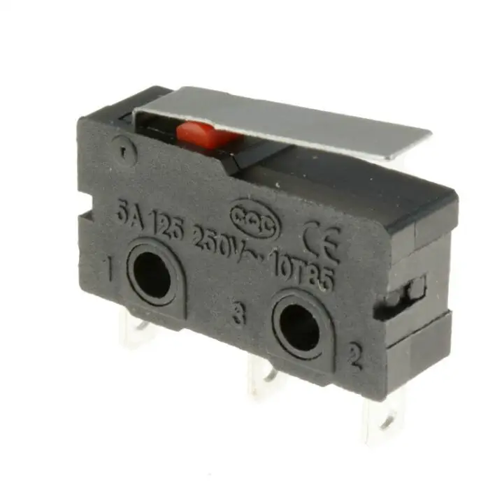 5 X Short Lever Actuator Microswitch Spdt 5a Micro Switch - Switches ...