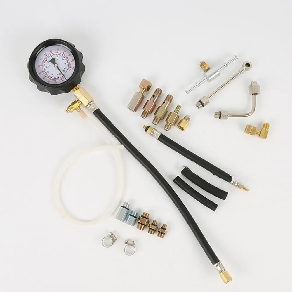 Car Vacuum and Fuel Pump Tester Gauge Kit Fuel Pump Pressure & Vacuum ...