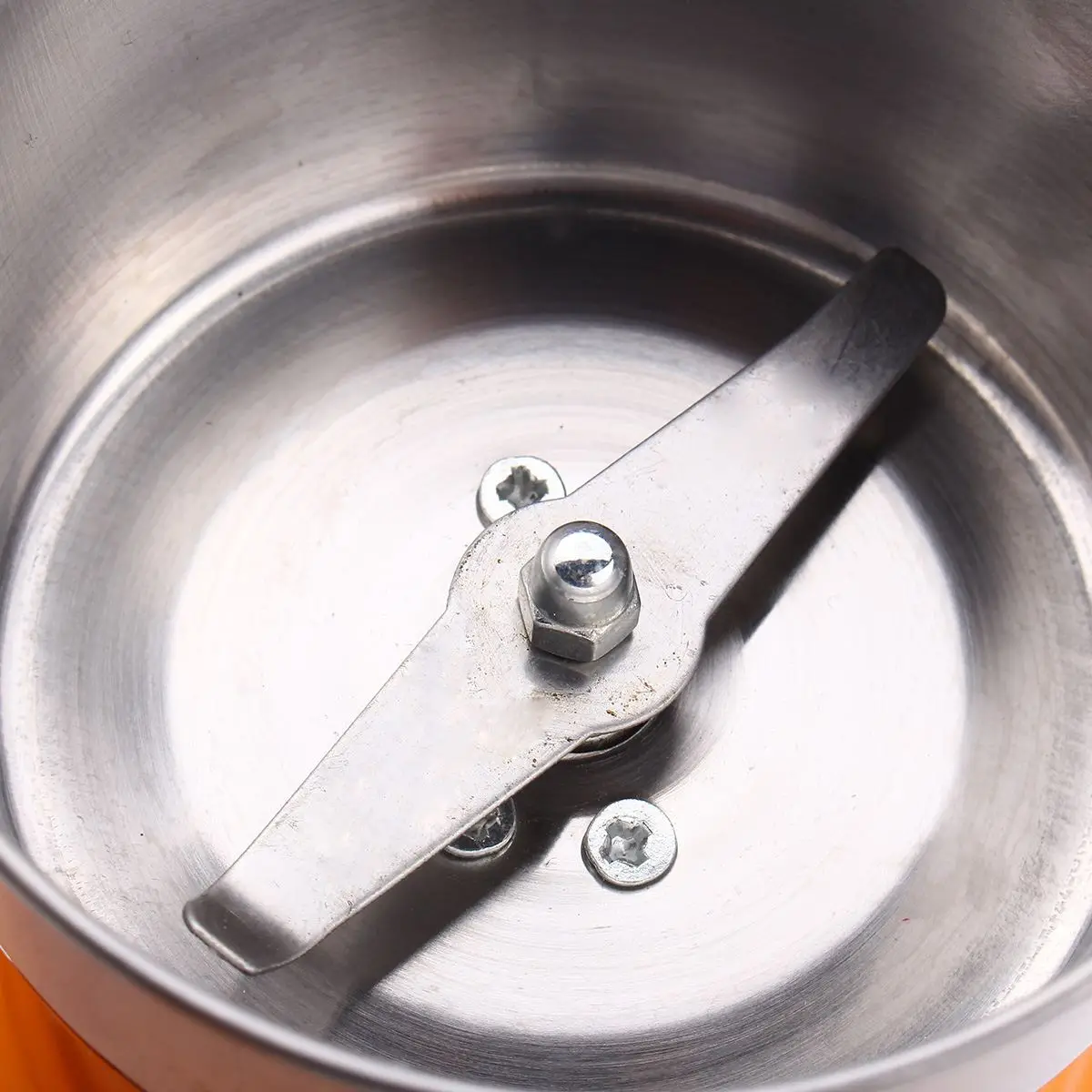 Electric Coffee Grinder Basic - Retro Design in Vintage Orange with ...