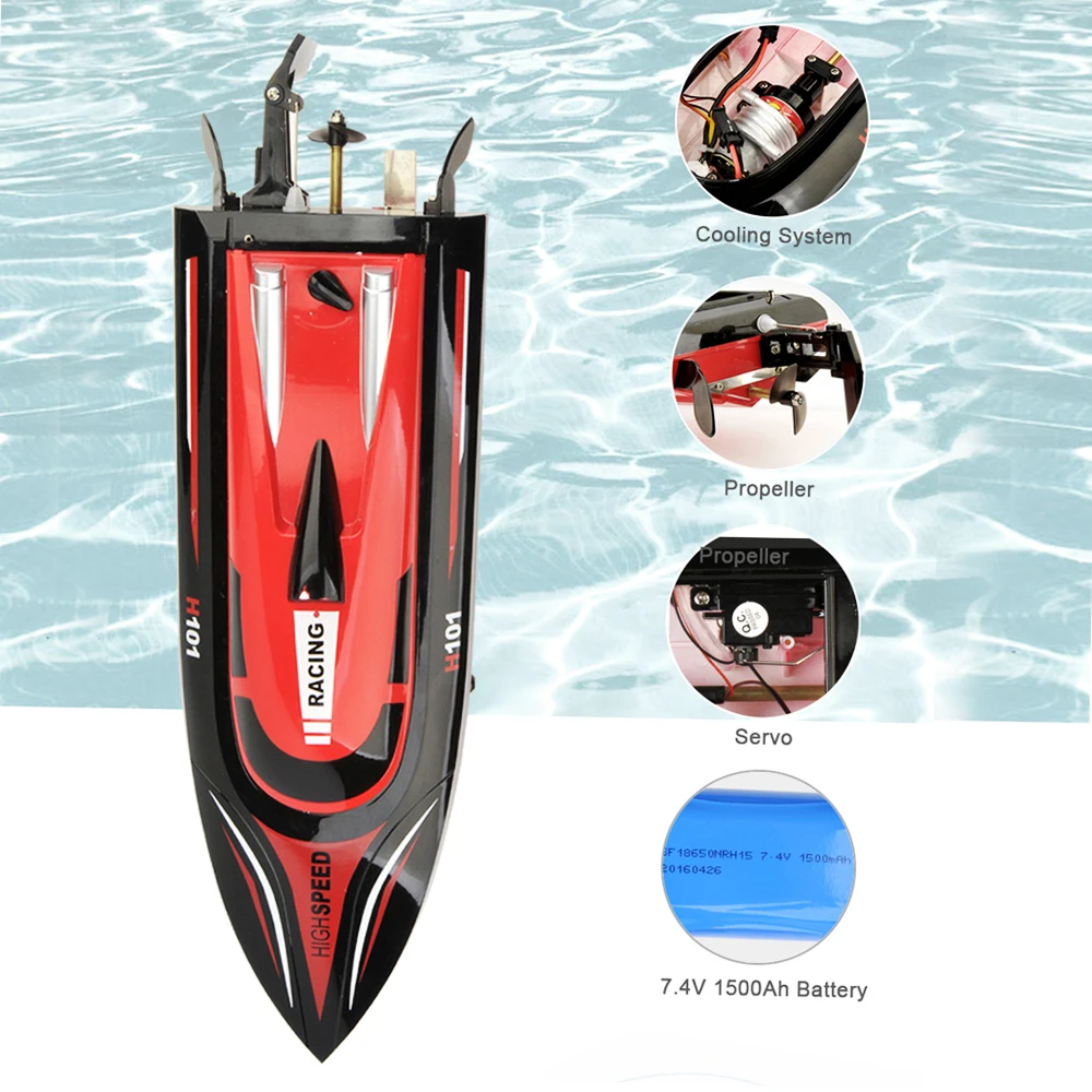 E32 RTR Germany Cat Fiber Glass Electric Racing Speed RC Boat W/120A ...