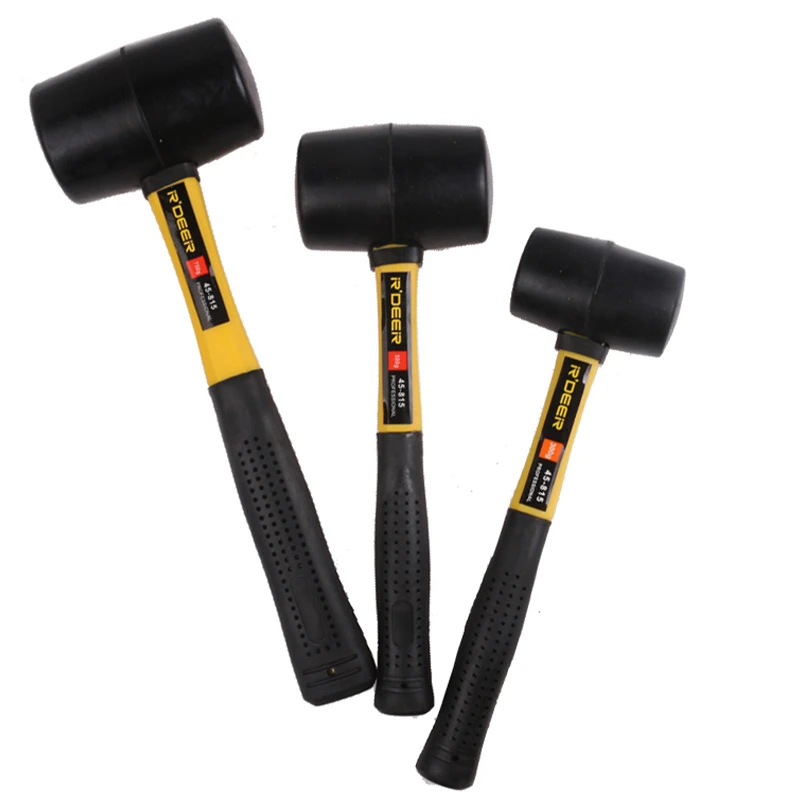 1pc Professional Mallet Rubber Hammer 300g/500g/750g Ceramic Tile ...