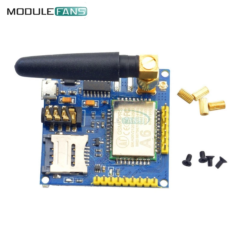 A6 GPRS Pro Serial GPRS GSM Module Core DIY Developemnt Board TTL RS232 ...