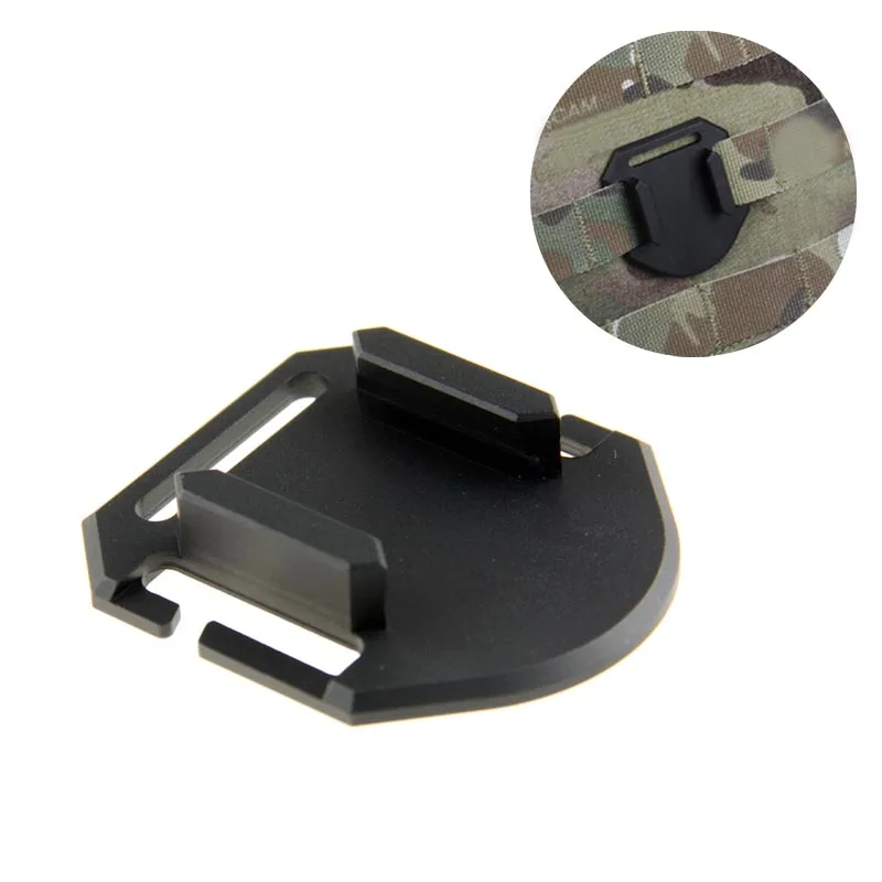 Aluninum Professional Tripod Mount 2.5cm Width Molle Tape Connector For ...