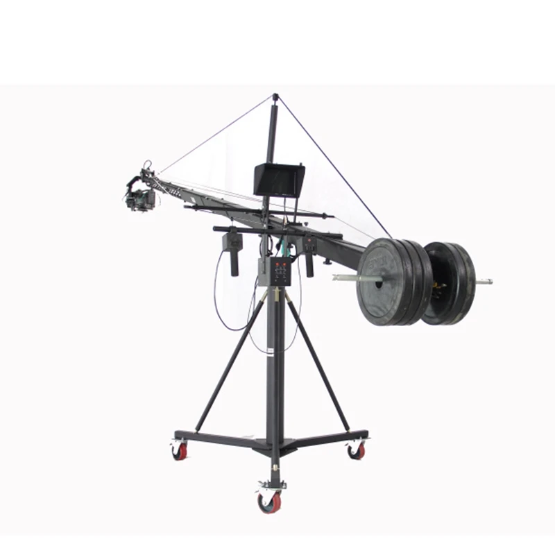 Jimmy jib camera crane 154mm triangle jib body with 2 axis loading ...