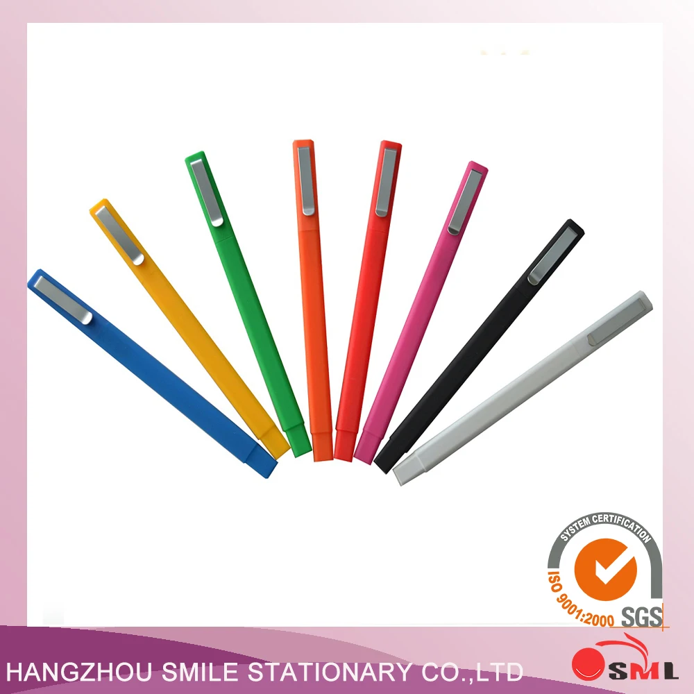 1PCS-Hot-sell-Promotional-Square-Rubber-Colorful-ballpoint-Stationary ...