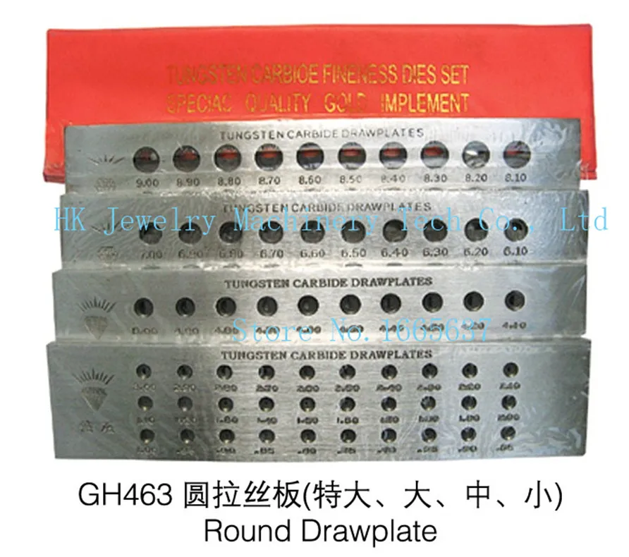 39-Holes-Round-Draw-plates-0-26-2-8mm-steel-drawplates-Tungsten-Carbide ...