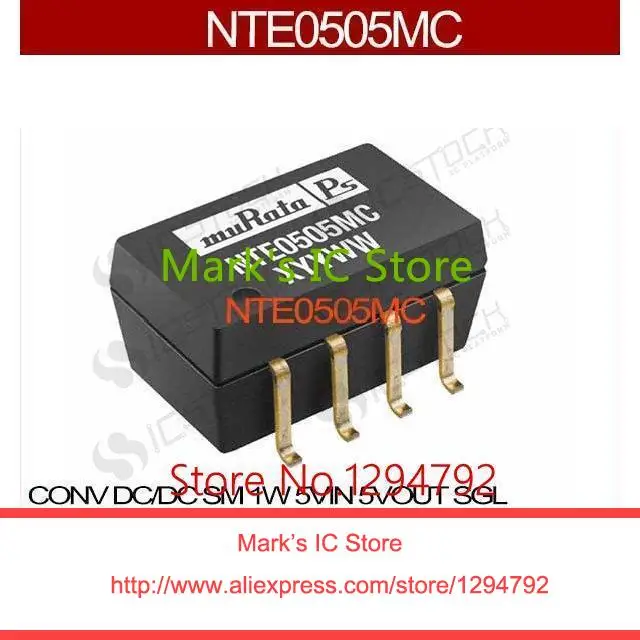 NTE0505MC CONV DC/DC SM 1W 5VIN 5VOUT SGL NTE0505MC 0505 NTE0505 ...