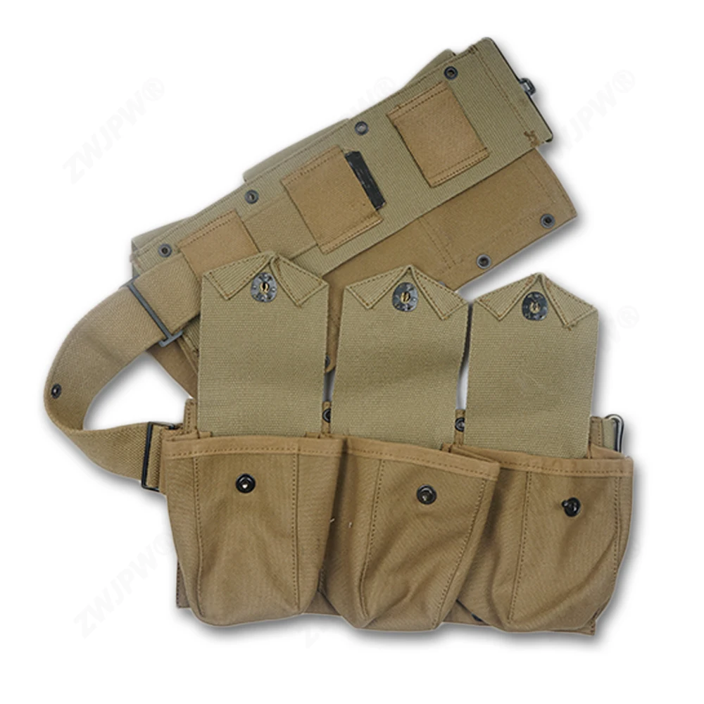 Ww2 Us Army Six Cell Canvas Bar Pouch Khaki Hight Quality - Outdoor ...
