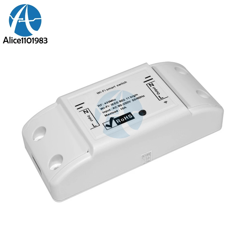 Iot 433mhz Rf Wifi Smart Remote Control Switch Ac 220v 10a Modified Internet Of Things Switches