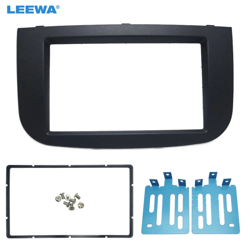 LEEWA Auto Radio Panel Fascia Rahmen für MITSUBISHI Colt 2008 2012 2Din ...