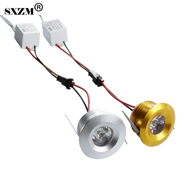 1W 3W Mini led cabinet light AC85 265V Mini led spotlight indoor ...