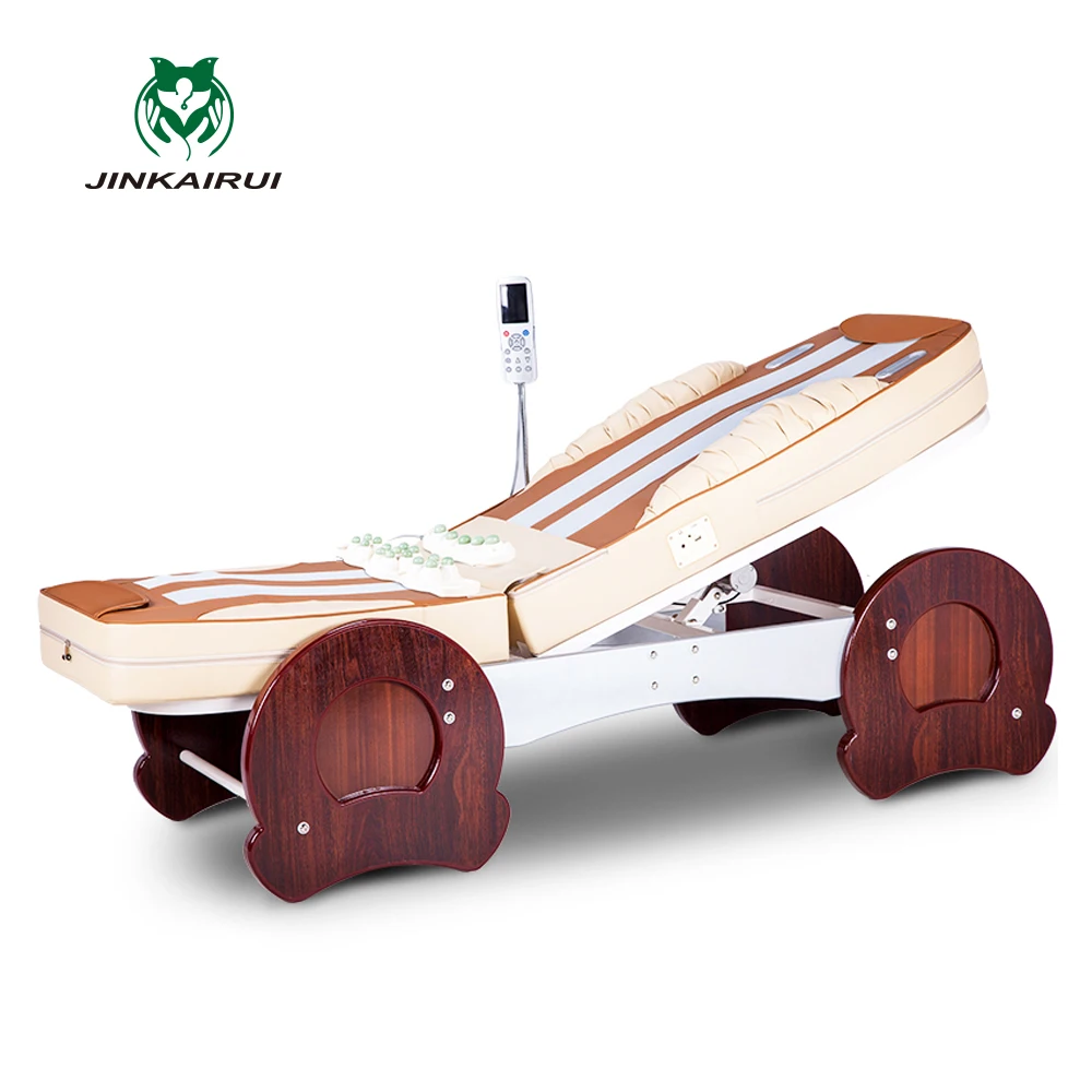 JinKaiRui Electric Jade Thermal Therapy Massage Bed Chair Shiatsu ...