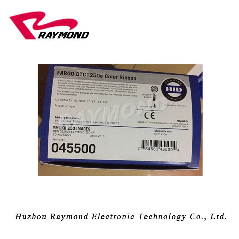 10pcs Original Fargo 45500 ( replaces of 045000 ) Color Ribbons,DTC1000 ...
