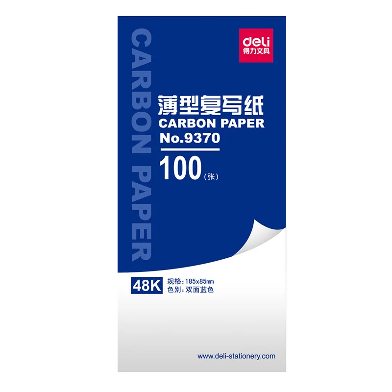 1 bag 100sheets blue color carbon paper include 3 red ones 48k 85x185mm ...
