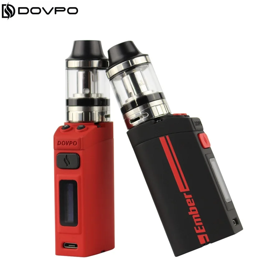 Original 50W DOVPO Ember Mini e cigarette Kit 1500mah battery 2.5ml ...
