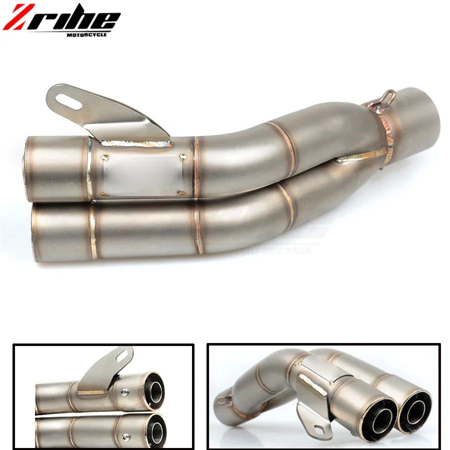 For Modified Exhaust Motorcycle Silencer Exhaust Pipe Fiber Stainless